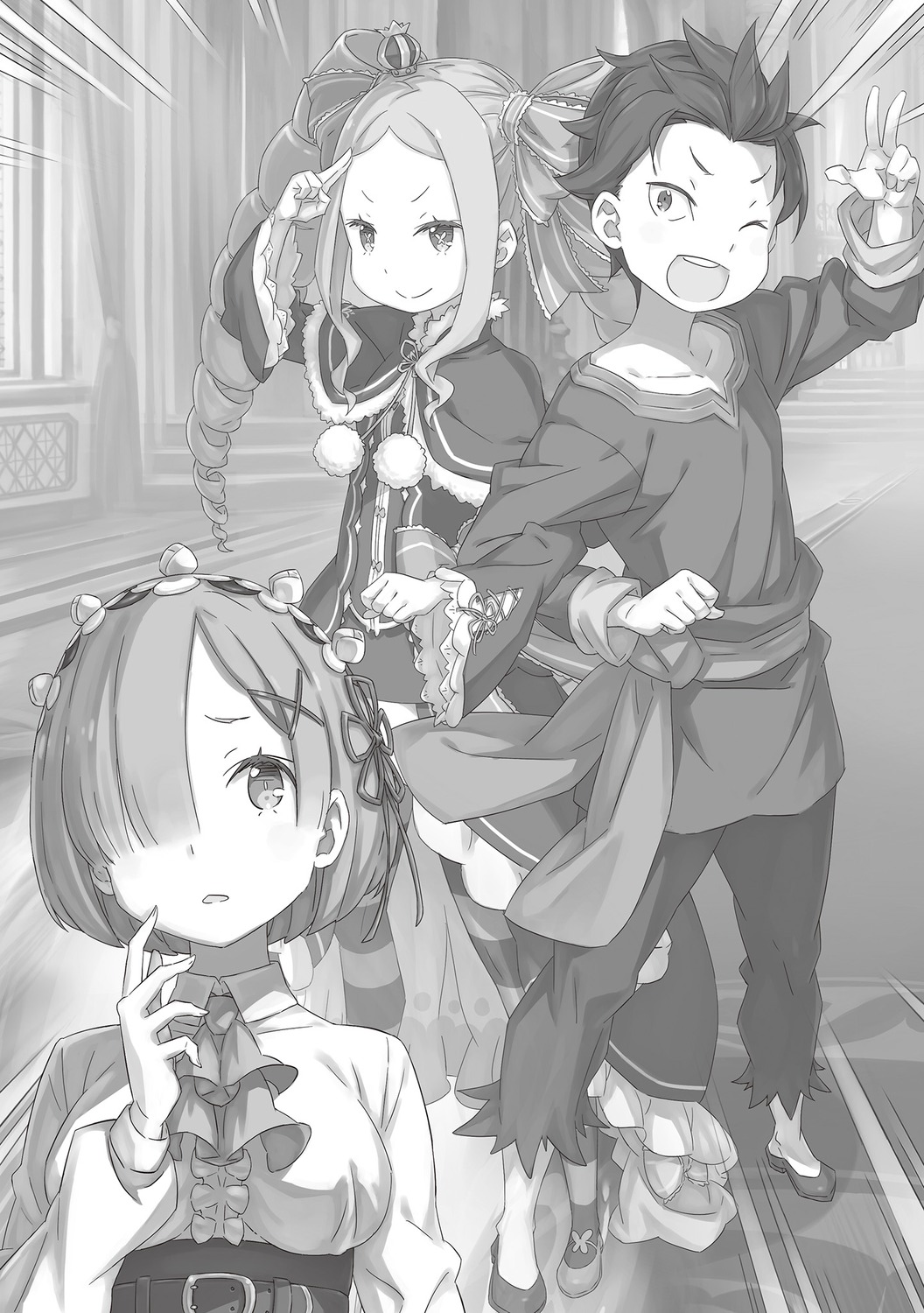 ootsuka shinichirou re:zero kara hajimeru isekai seikatsu beatrice (re zero) natsuki subaru rem ...